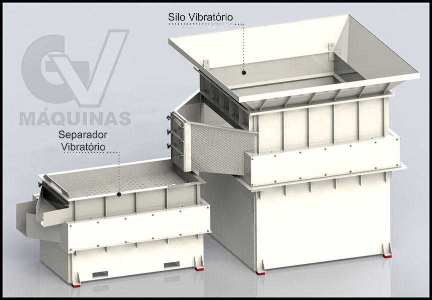 GV Máquinas - Silo Vibratório e Caçambas
