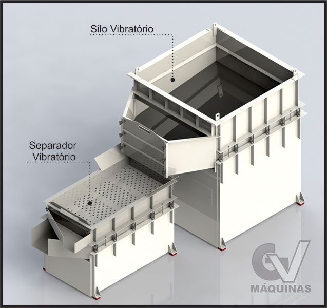 GV Máquinas - Silo Vibratório e Caçambas